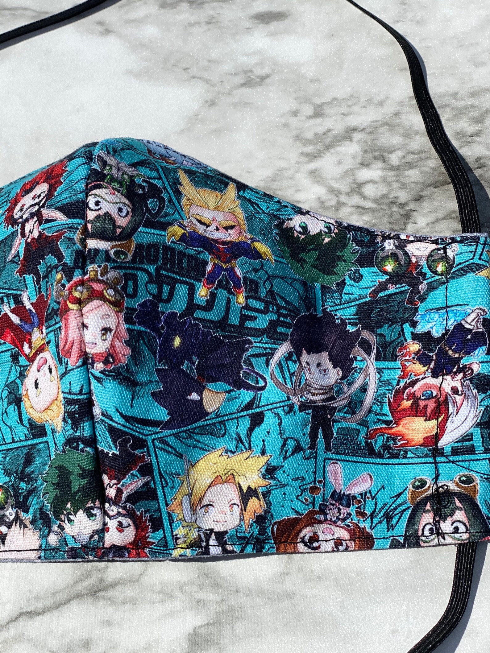 Chibi Mha Face Mask Custom Fabric | Etsy