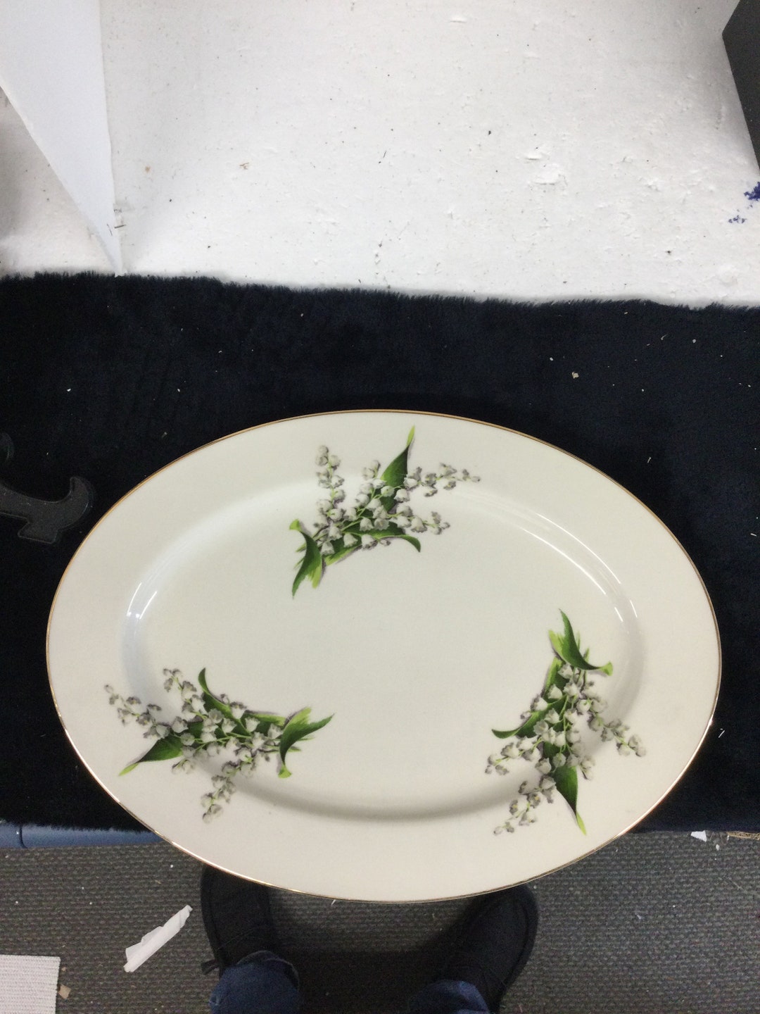 Fine Arts China Lily of the Valley Oval Platter 15” X 11” - Etsy