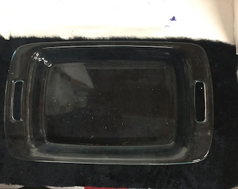 Pyrex Basket and Dish - 2 Piece Set - Vintage Pyrex Basket and 9 X 13 ...