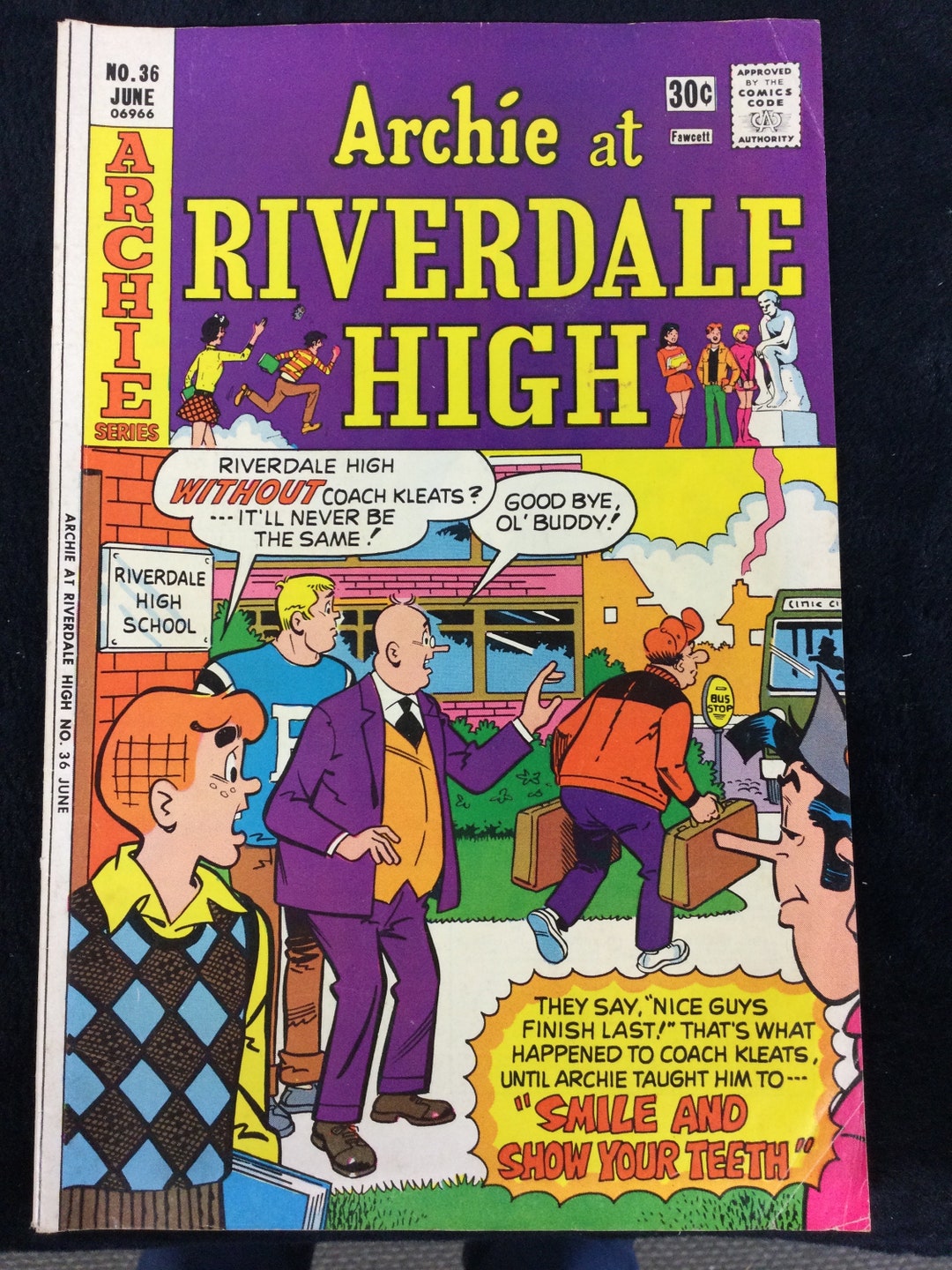 Archie at Riverdale High Comic Book # 36 Jun 1976 - Etsy