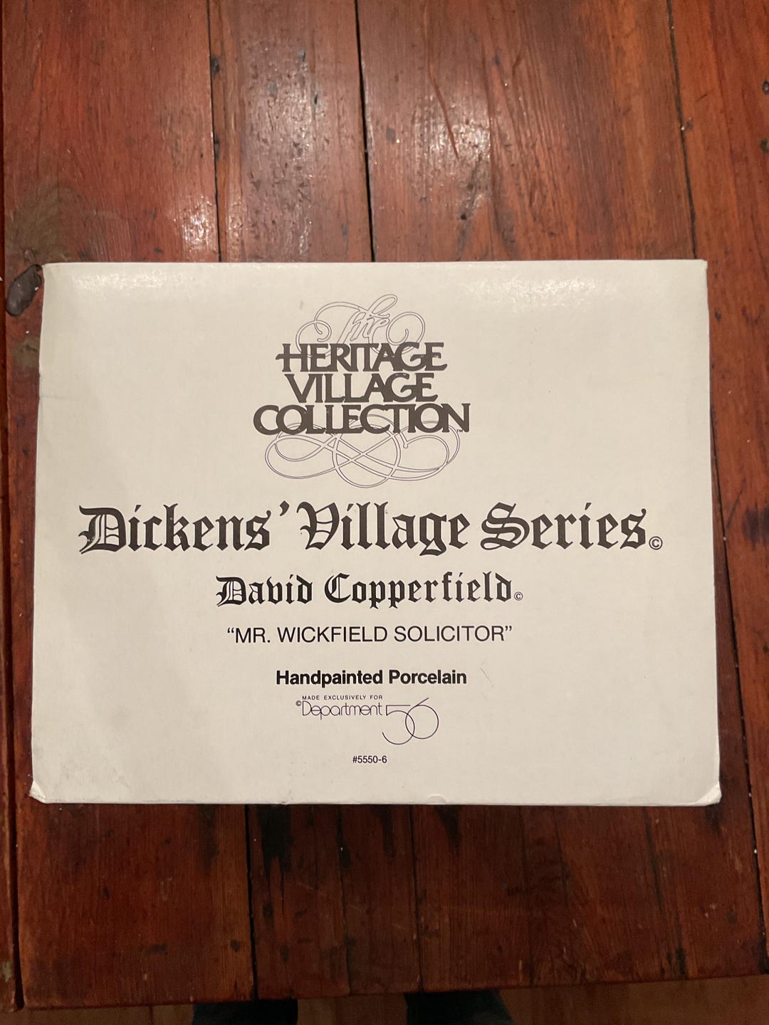 Dept. 56 Heritage Village Collection Dickens Village Series David ...