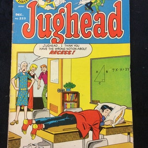 Archie Series Jughead Comic Book # 223 Dec 1973 - Etsy