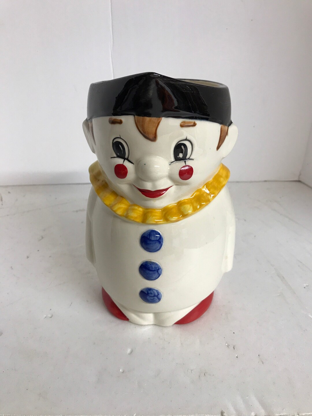 Clown Pitcher Goebel W Germany 1 Quart Clown Pitcher 7.5” T 6.5” HTS ...