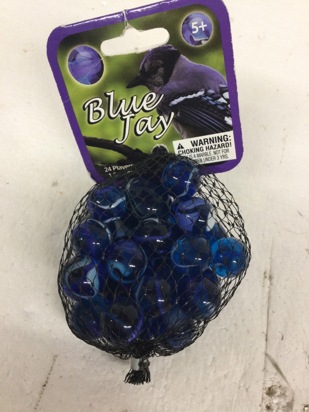 Mega Marbles “ Blue Jay “ NOS Net Bag - Etsy