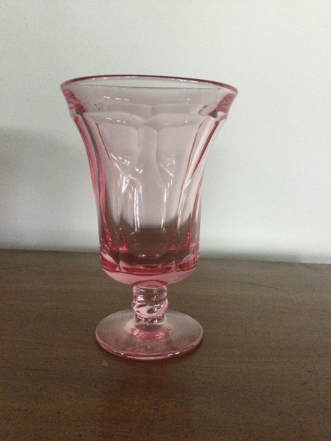 Fostoria Jamestown Pink Swirl 10oz Stemware Water or Wine - Etsy
