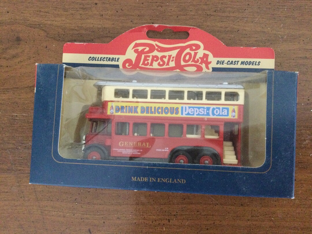 Vintage Pepsi Die Cast by Lledo (1980’s) 49009 1931 AEC Renown Double ...
