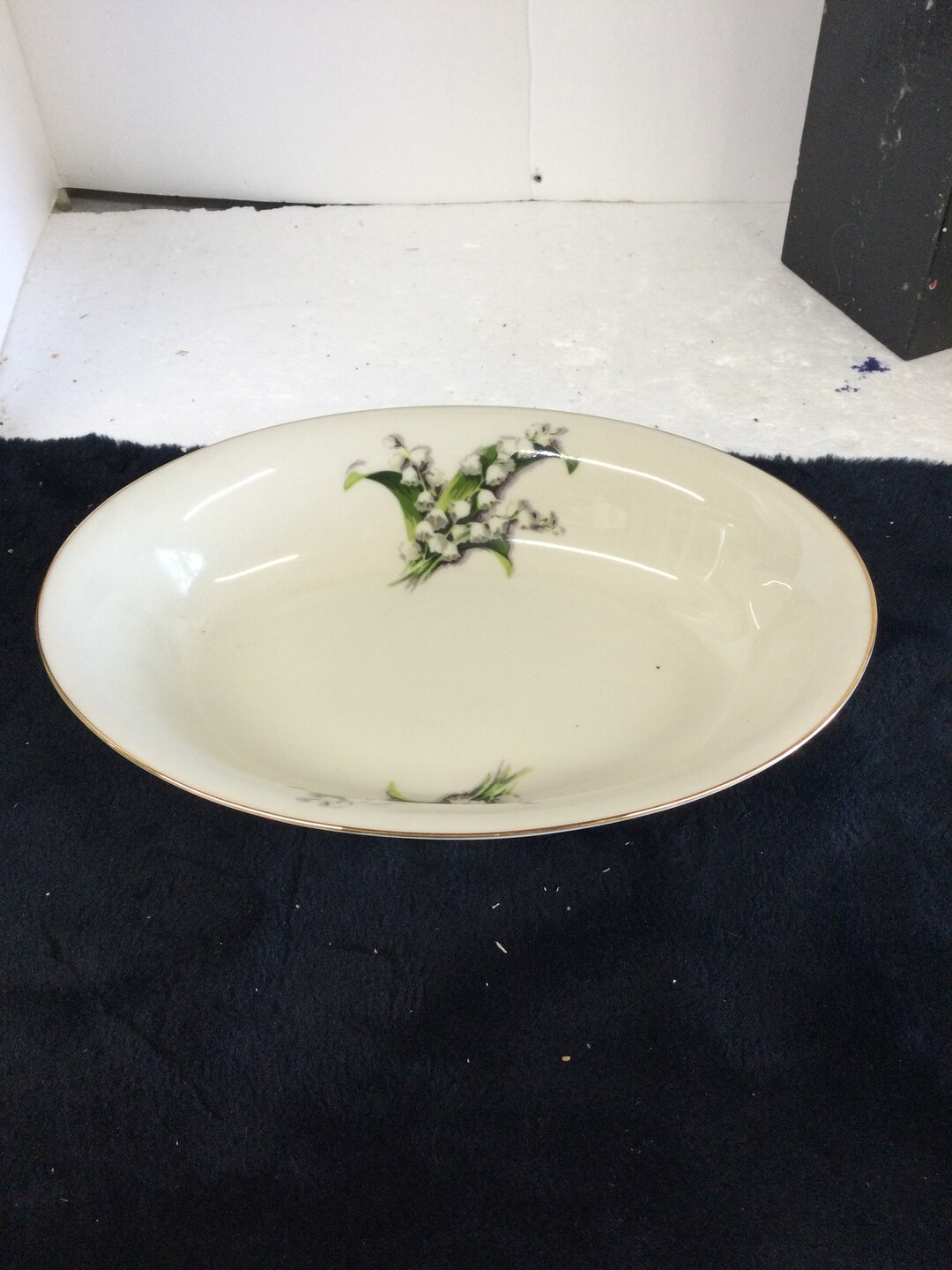 Fine Arts China Lily of the Valley Oval Serving Bowl 10” X 7.5” - Etsy
