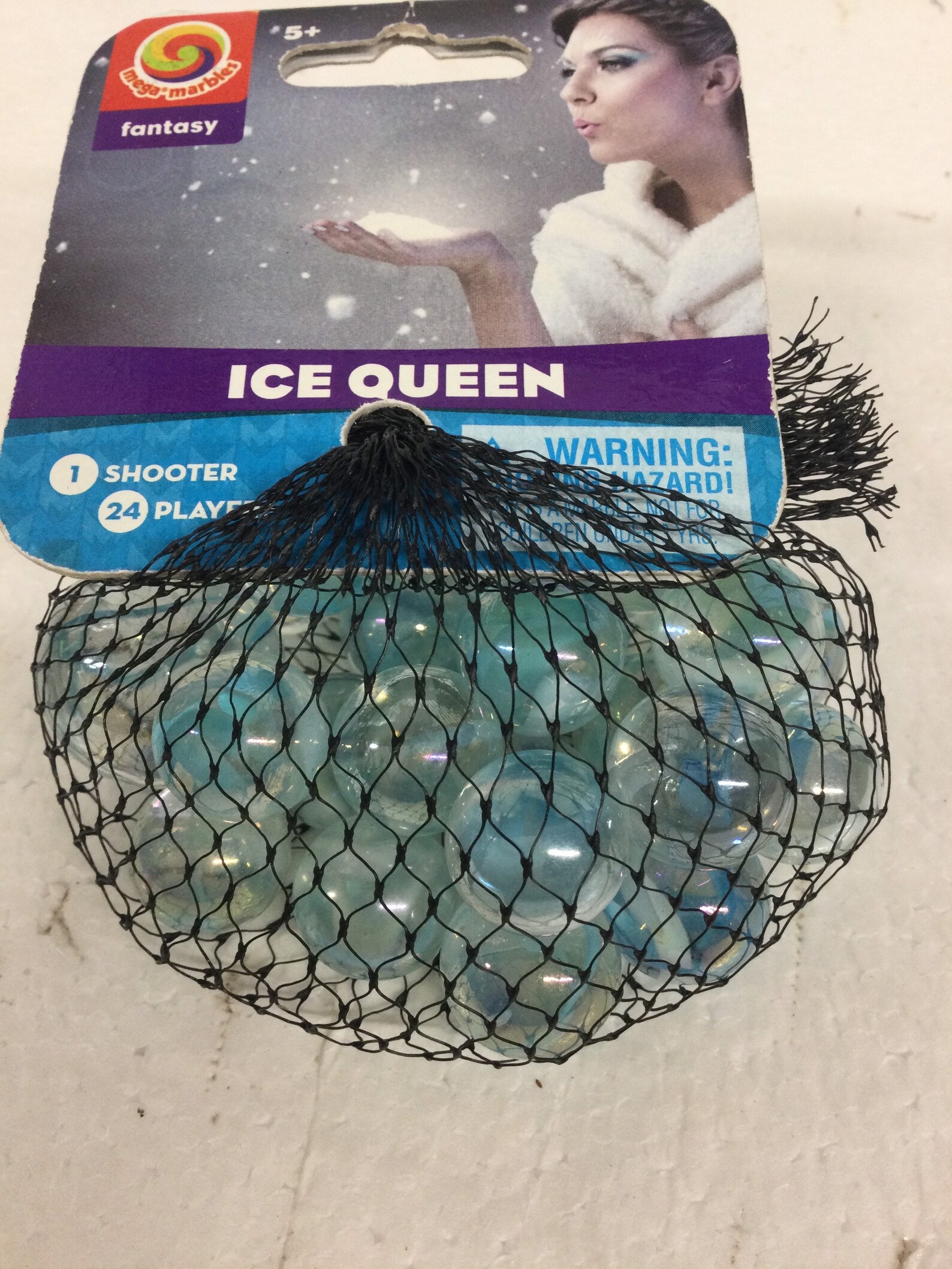Mega Marbles “ Ice Queen “ NOS Net Bag - Etsy