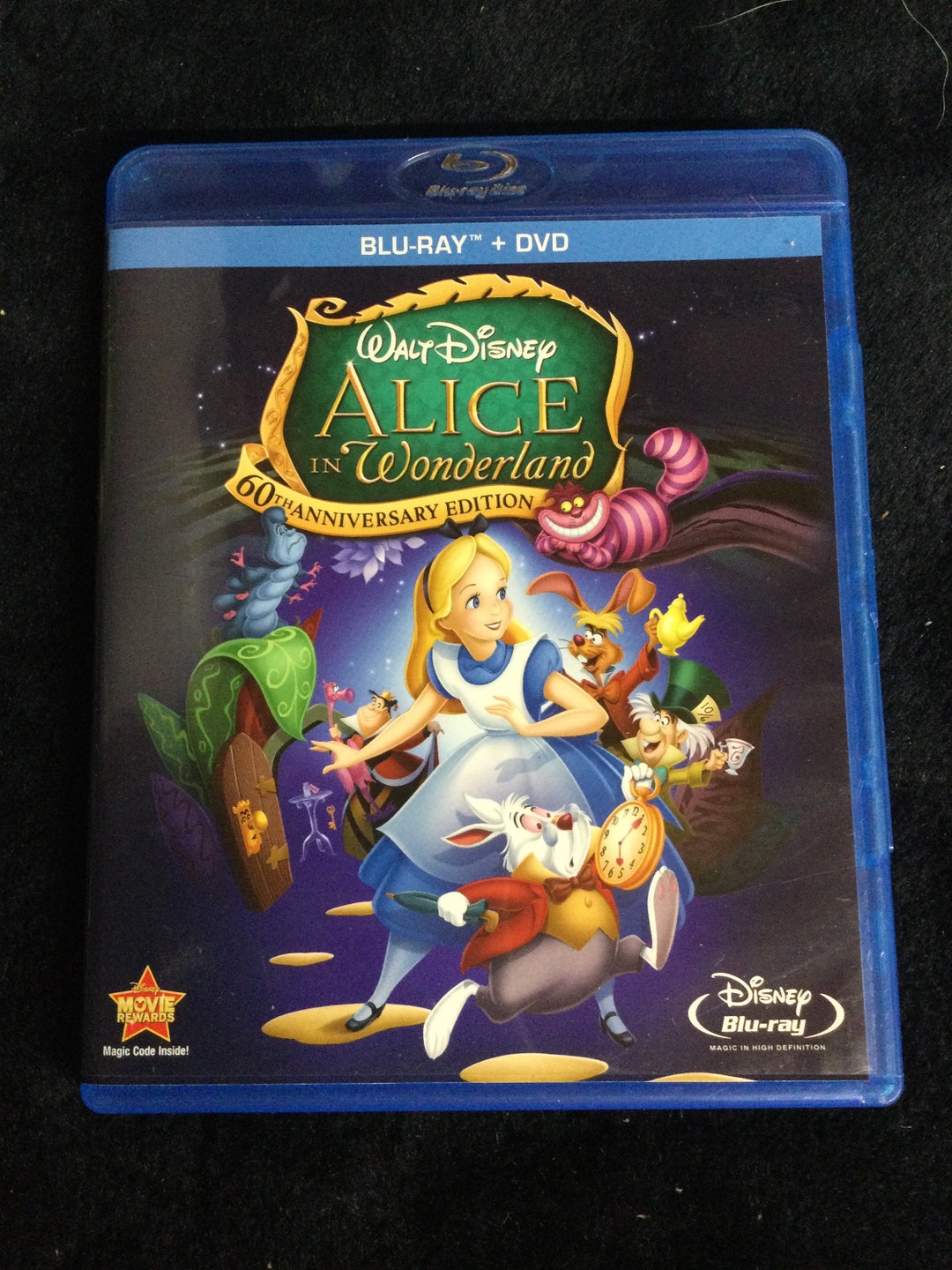Walt Disney Alice in Wonderland 60th Anniversary Edition Blu Ray and DVD Movie - Etsy