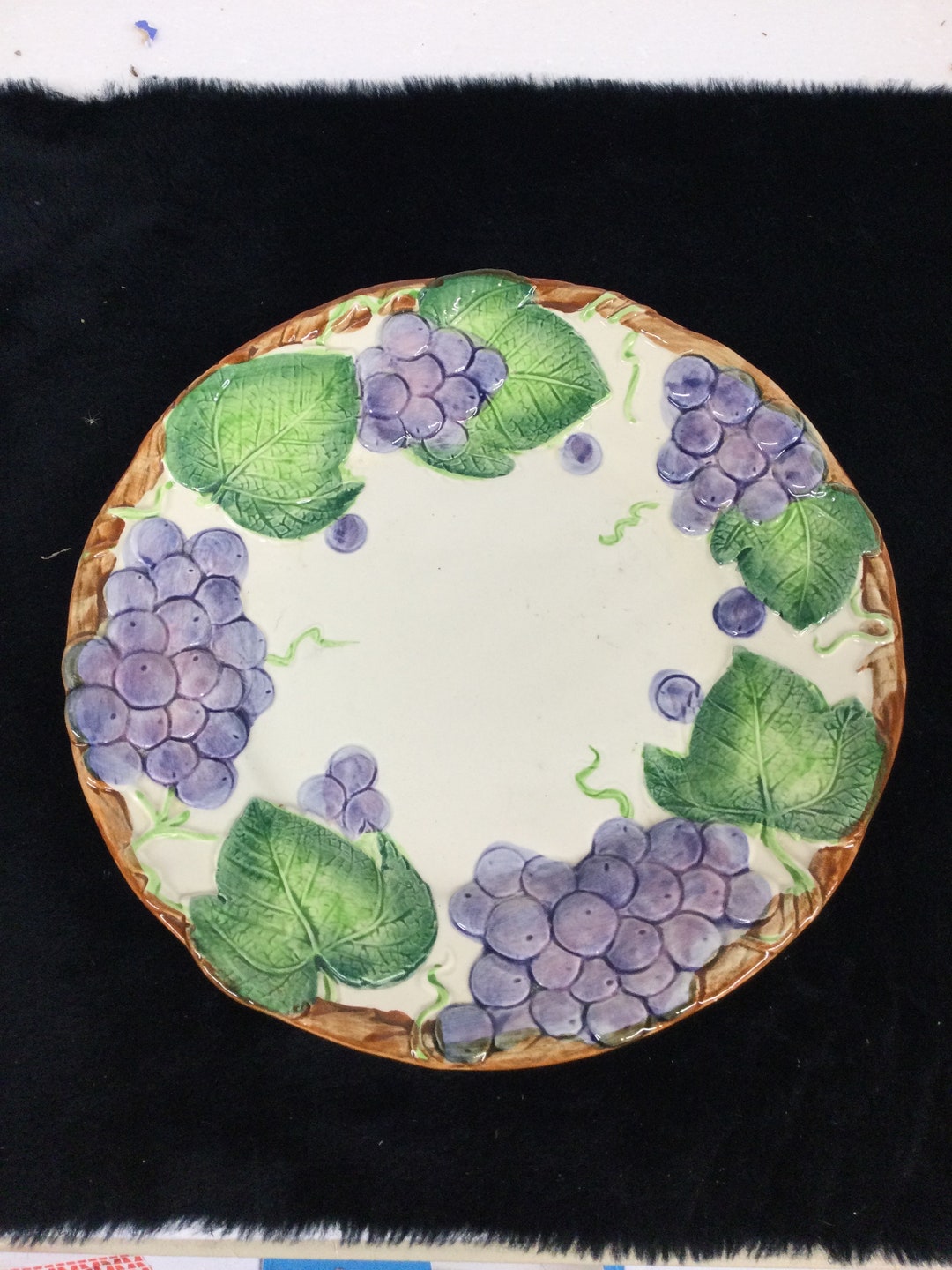 Fitz & Floyd Grape Arbor Plate 8.25” - Etsy