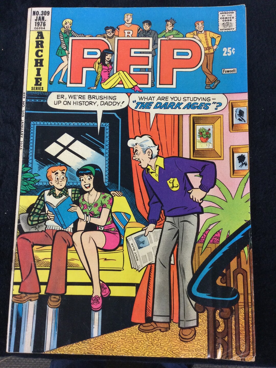 Archie Series PEP Comic Book # 309 Jan 1976 - Etsy