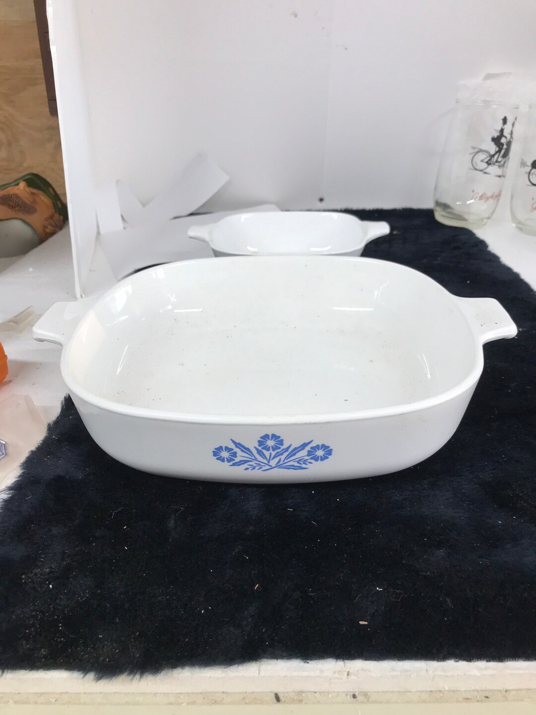 2 Corning Cornflower Blue Baking / Storage Dishes 9” & 4” - Etsy