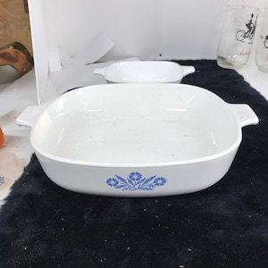 2 Corning Cornflower Blue Baking / Storage Dishes 9” & 4” - Etsy