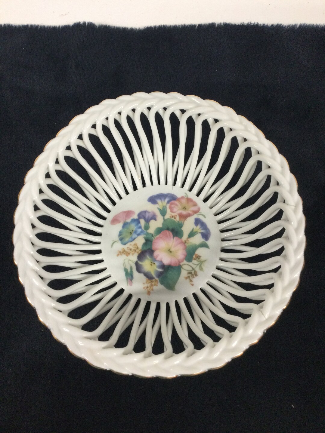 Apulum Lucru Manual Handmade Reticulated Ceramic Porcelain Weave Candy ...