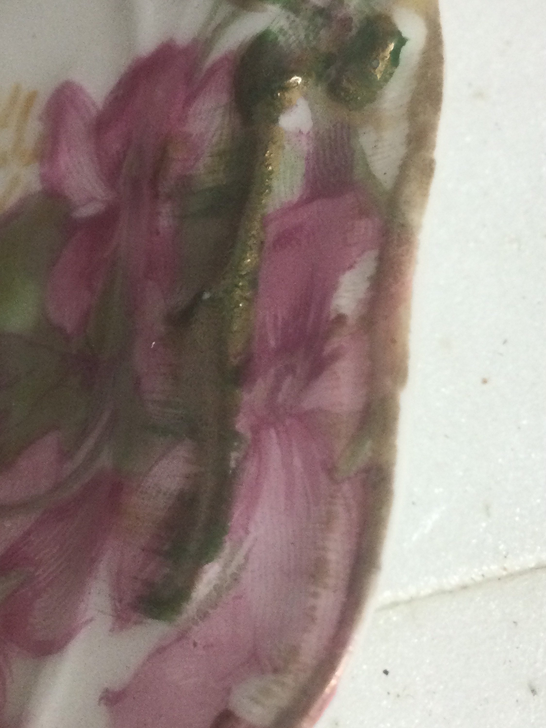 5 Antique Limoges Coronet Bread/desert Plates 6 Raised Leaf | Etsy