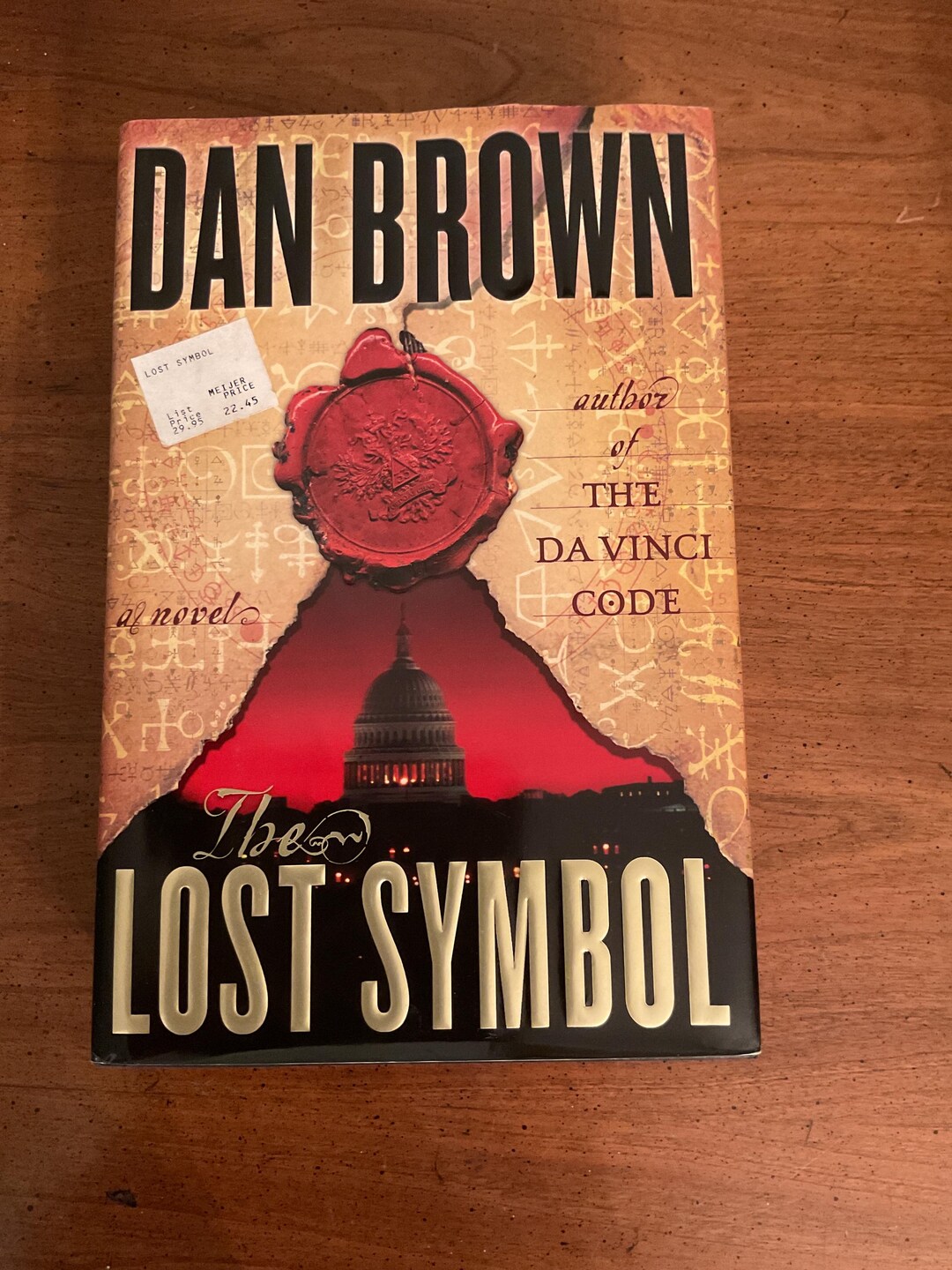 The Lost Symbol by Dan Brown Hard Cover - Etsy