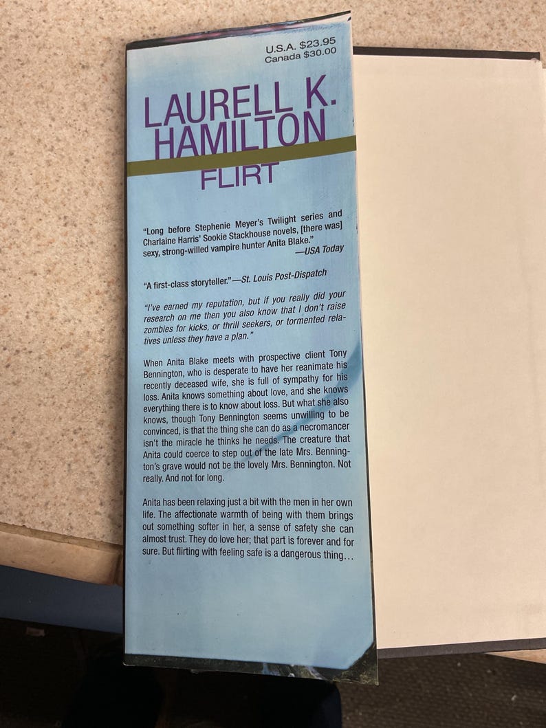 Hit List Laurel K Hamilton Hard Cover - Etsy