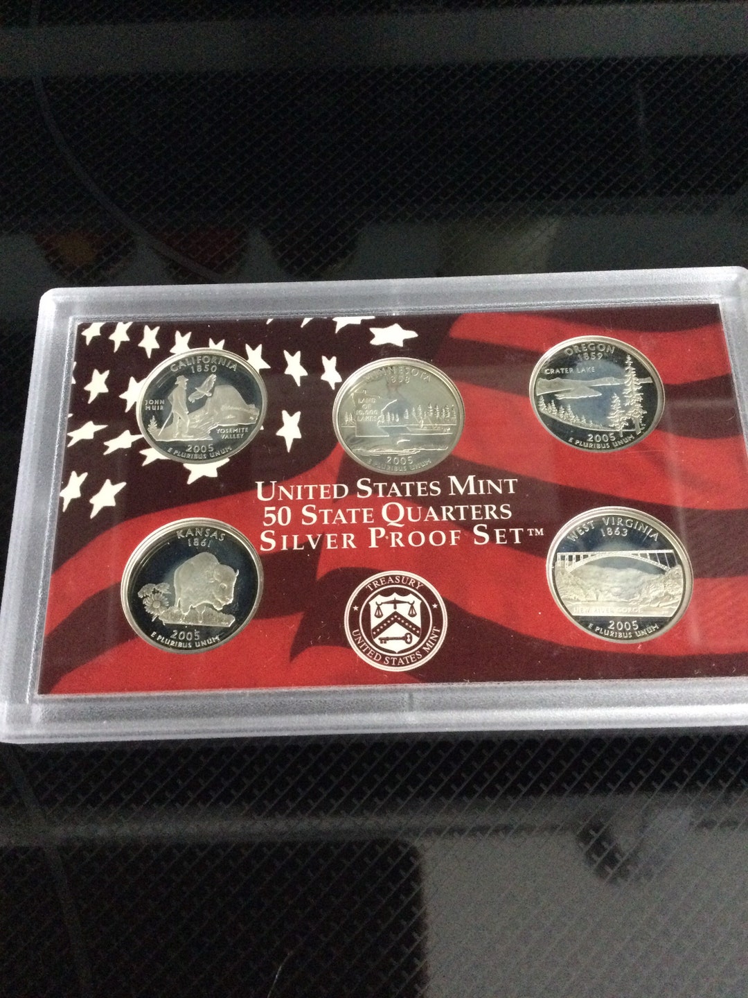 2005-S State Quarters Silver Proof in OGP - Etsy