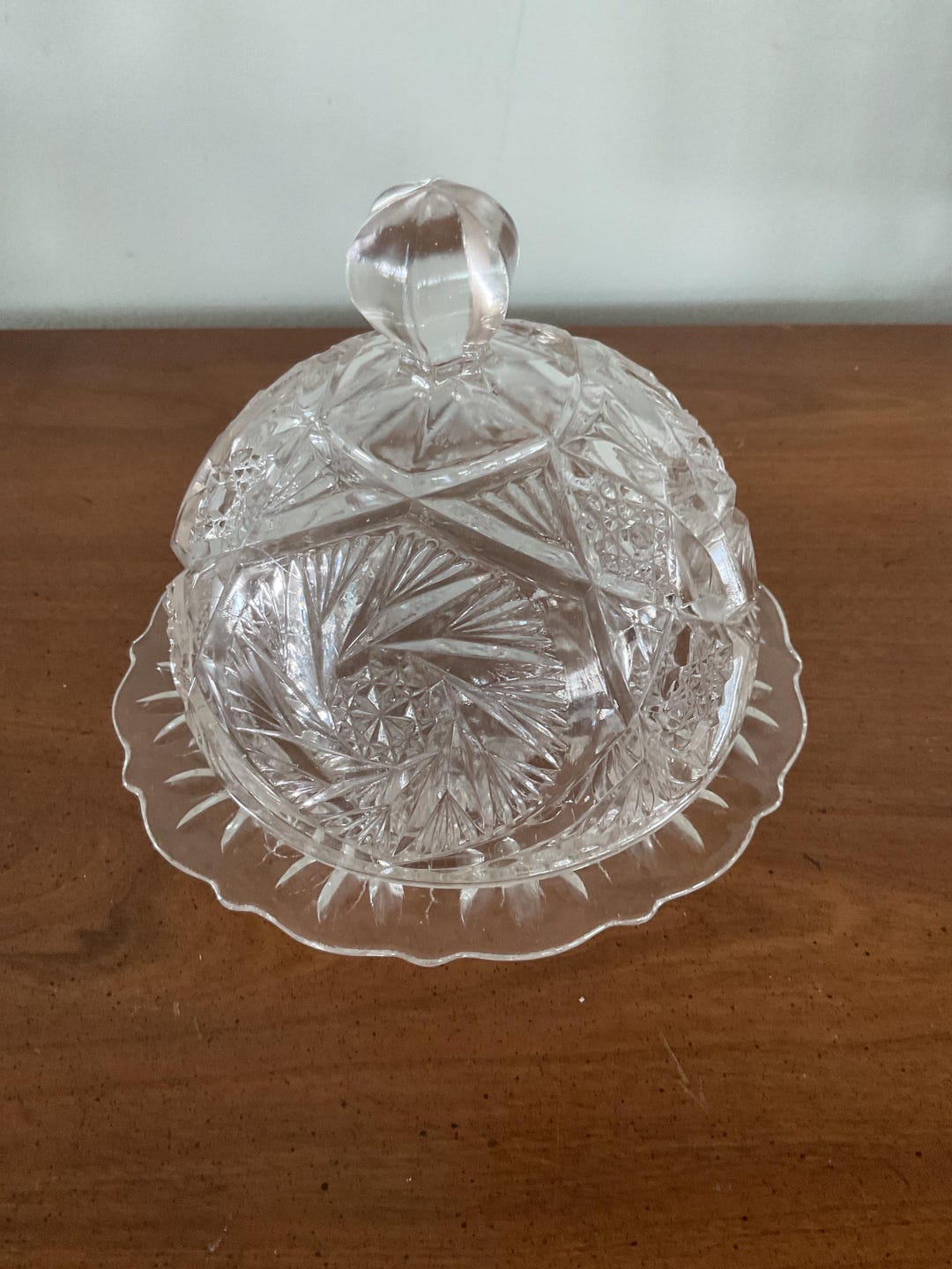 Crystal Pinwheel Pattern Butter Dome - Etsy
