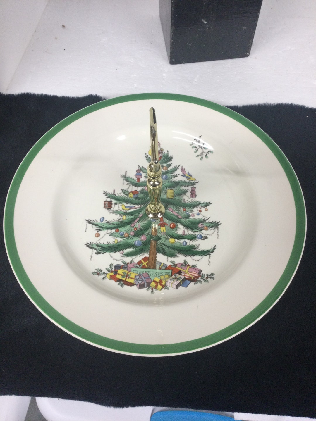 Spode Christmas Tree Tidbit Plate/tray 10.75” - Etsy