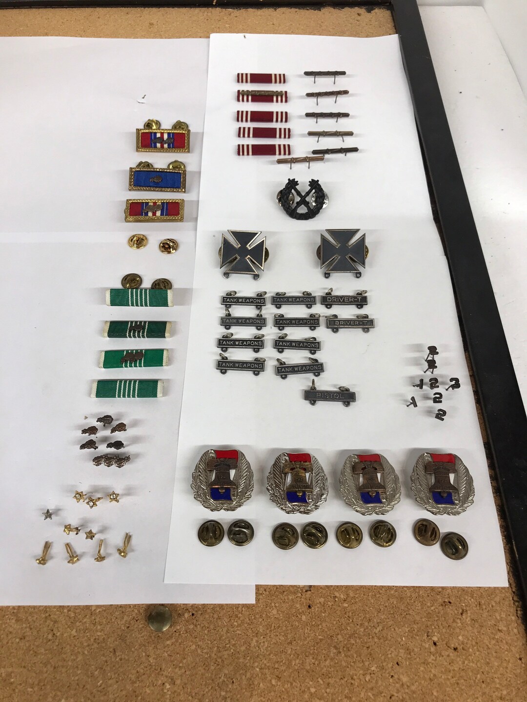 60 + Pieces Military Ribbons Awards & Attachments - Etsy