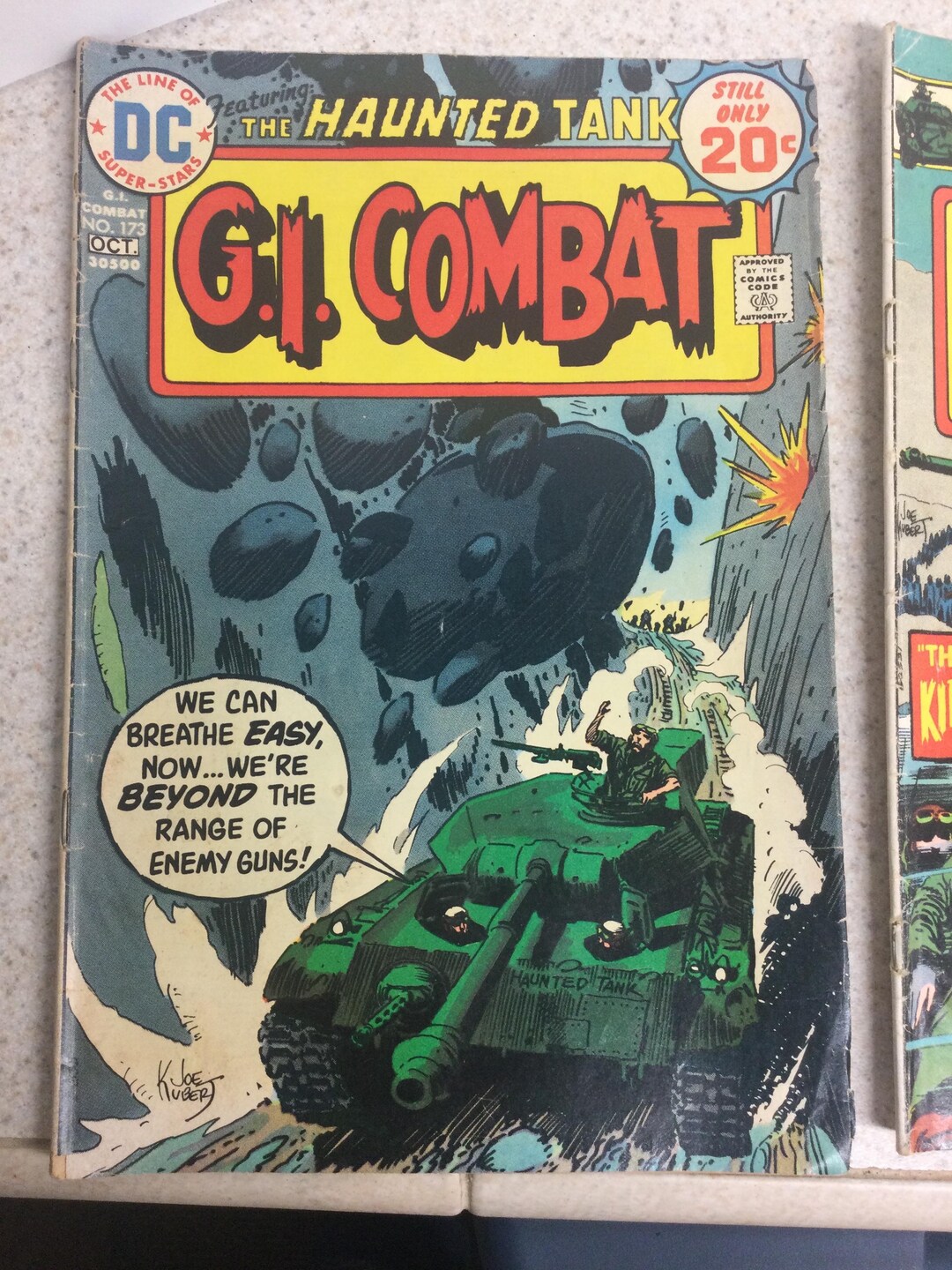 DC Comics G. I. Combat “ the Haunted Tank “ Lot # 173 - # 181 - # 182 ...