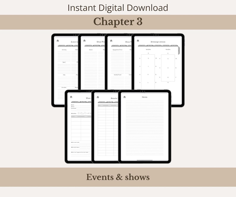 The 2026 Complete Equestrian Planner | Digital & Printable | A4 Digital ...