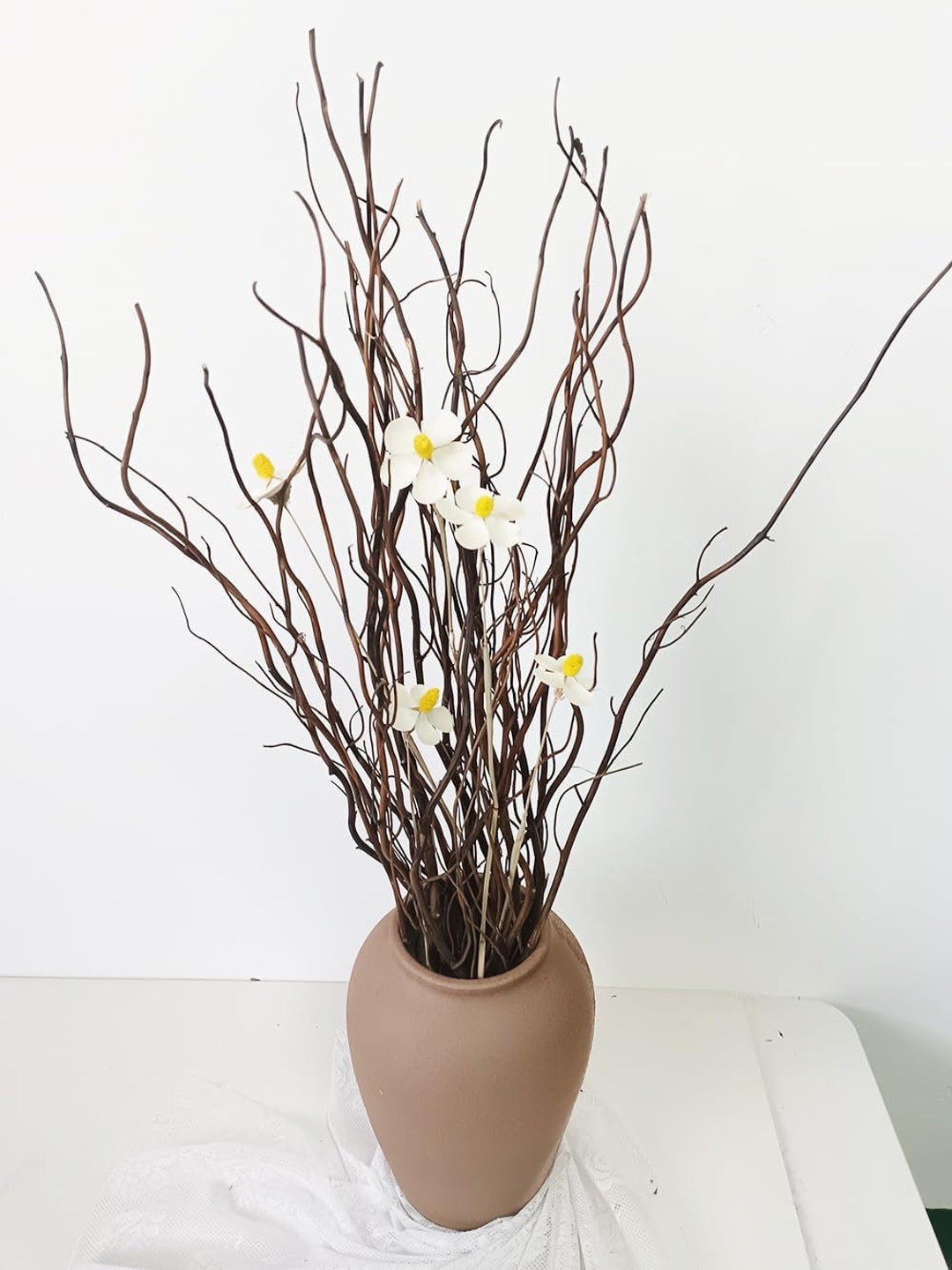 20 Stems of Curly Willow Branches, Natural Dried Willow Twigs, Wedding ...