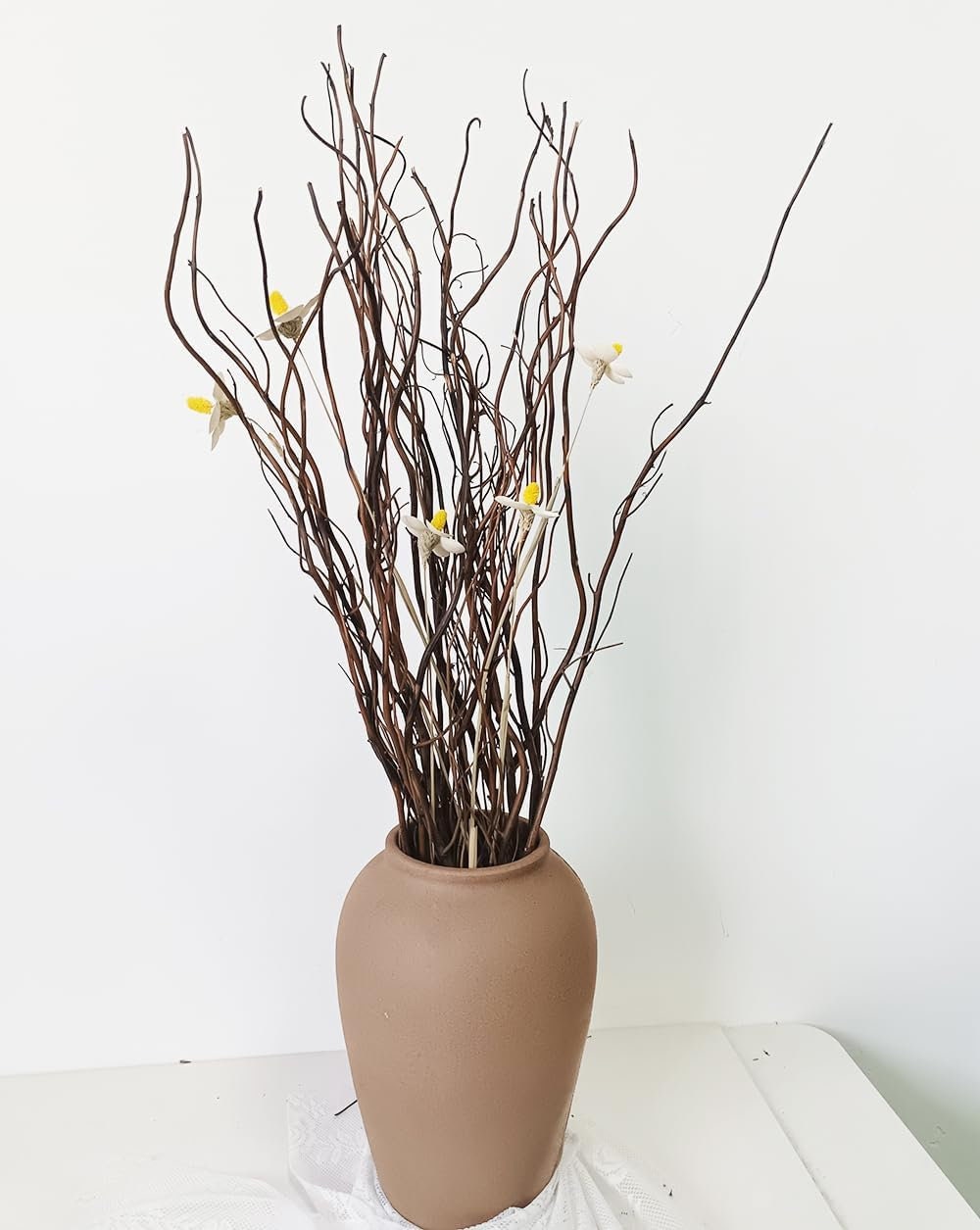 20 Stems of Curly Willow Branches, Natural Dried Willow Twigs, Wedding ...