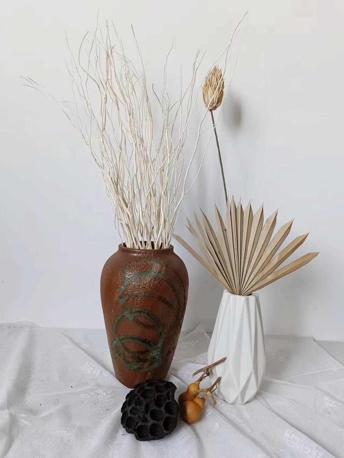 20 Stems of Curly Willow Branches, Natural Dried Willow Twigs, Wedding ...