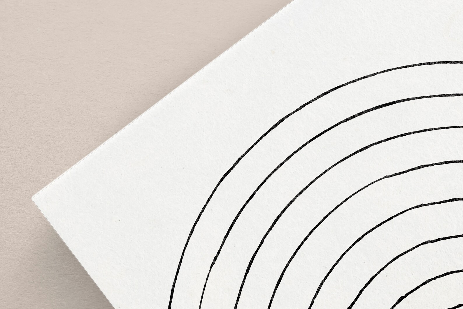 Arch Abstract Line Drawing Art Printable, Geometric Black and White ...