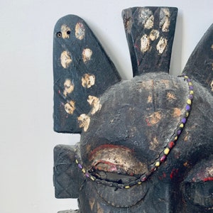 Exquisite African Hand-carved Mask With Unique Beaded Design – A Symbol ...