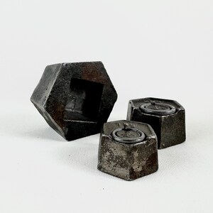 Vintage Cast Iron Weights Set – Industrial Home Decor, Rustic ...
