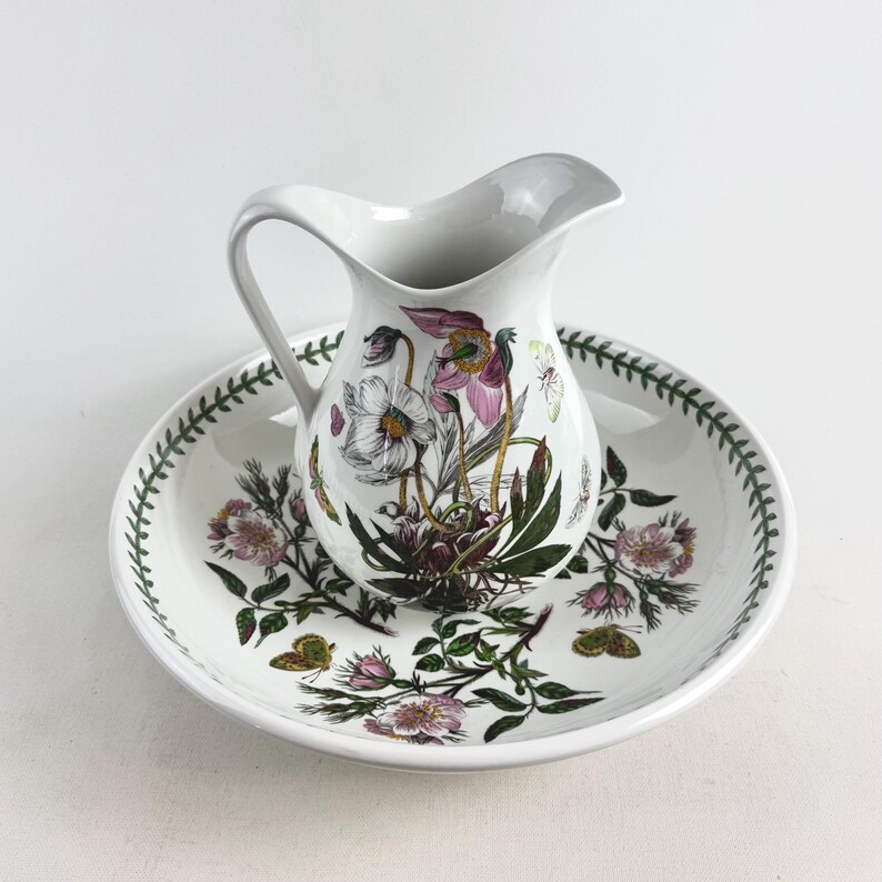 Vintage Portmeirion Botanic Garden Jug English Ceramic Pitcher ...
