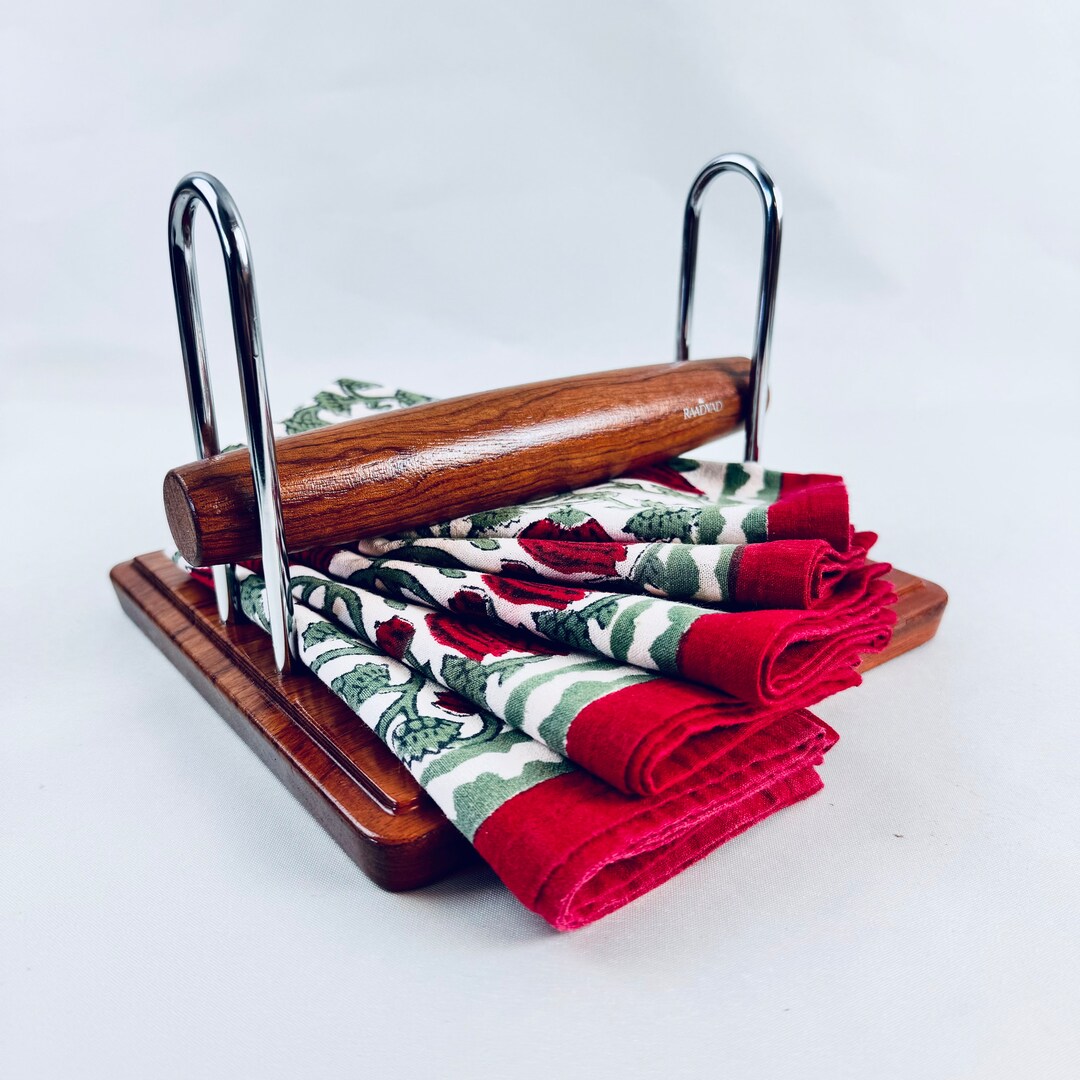 Vintage Raadvad Teakwood Napkin Holder: Danish Design for Your MCM ...