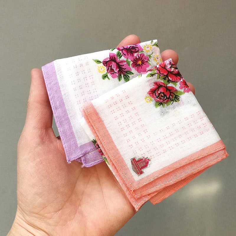 Flower Handkerchief - Etsy