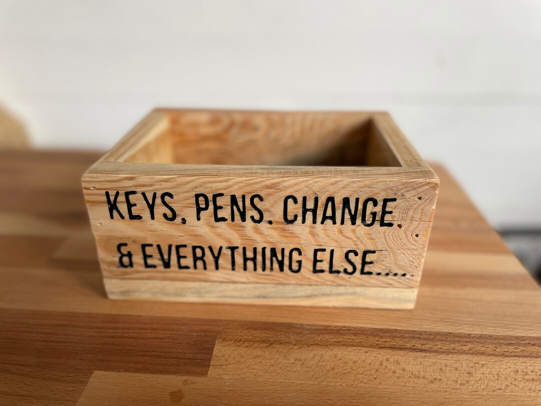 Handmade Rustic Storage Box, Customisable Made From Reclaimed Materials ...