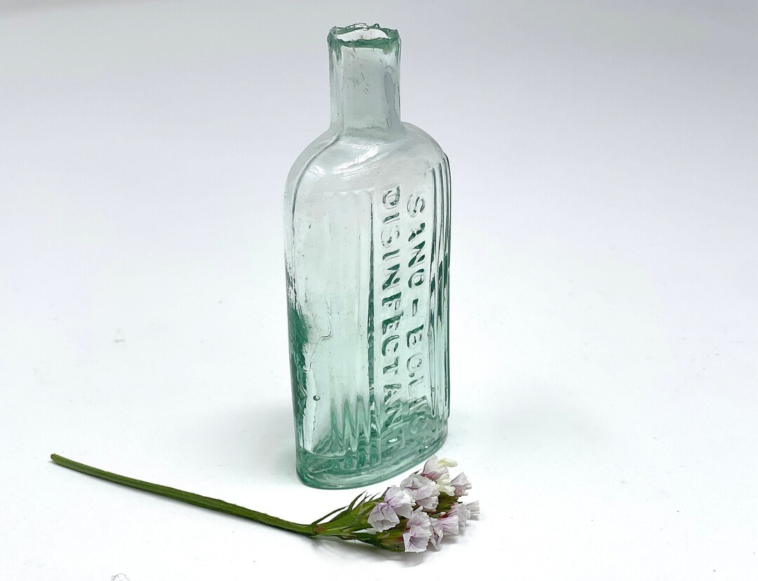 Antique Bottles, Vintage Poison Bottles, Rare Disinfectant Embossing in ...