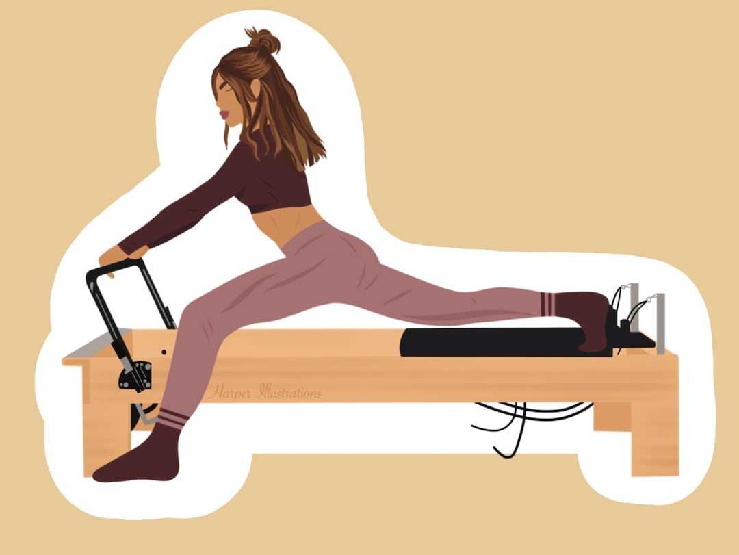Pilates Sticker, Pilates, Sticker, Reformer Pilates, Pilates Lover ...