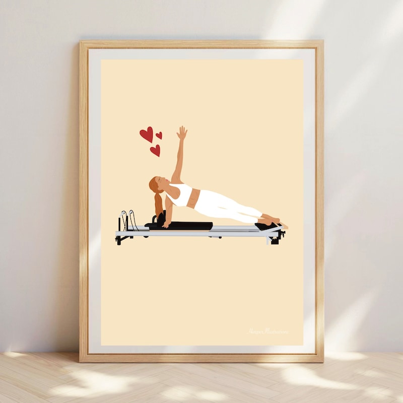 Pilates Wall Art - Etsy