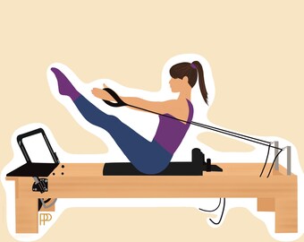 Pilates Sticker, Pilates, Sticker, Reformer Pilates, Pilates Lover ...