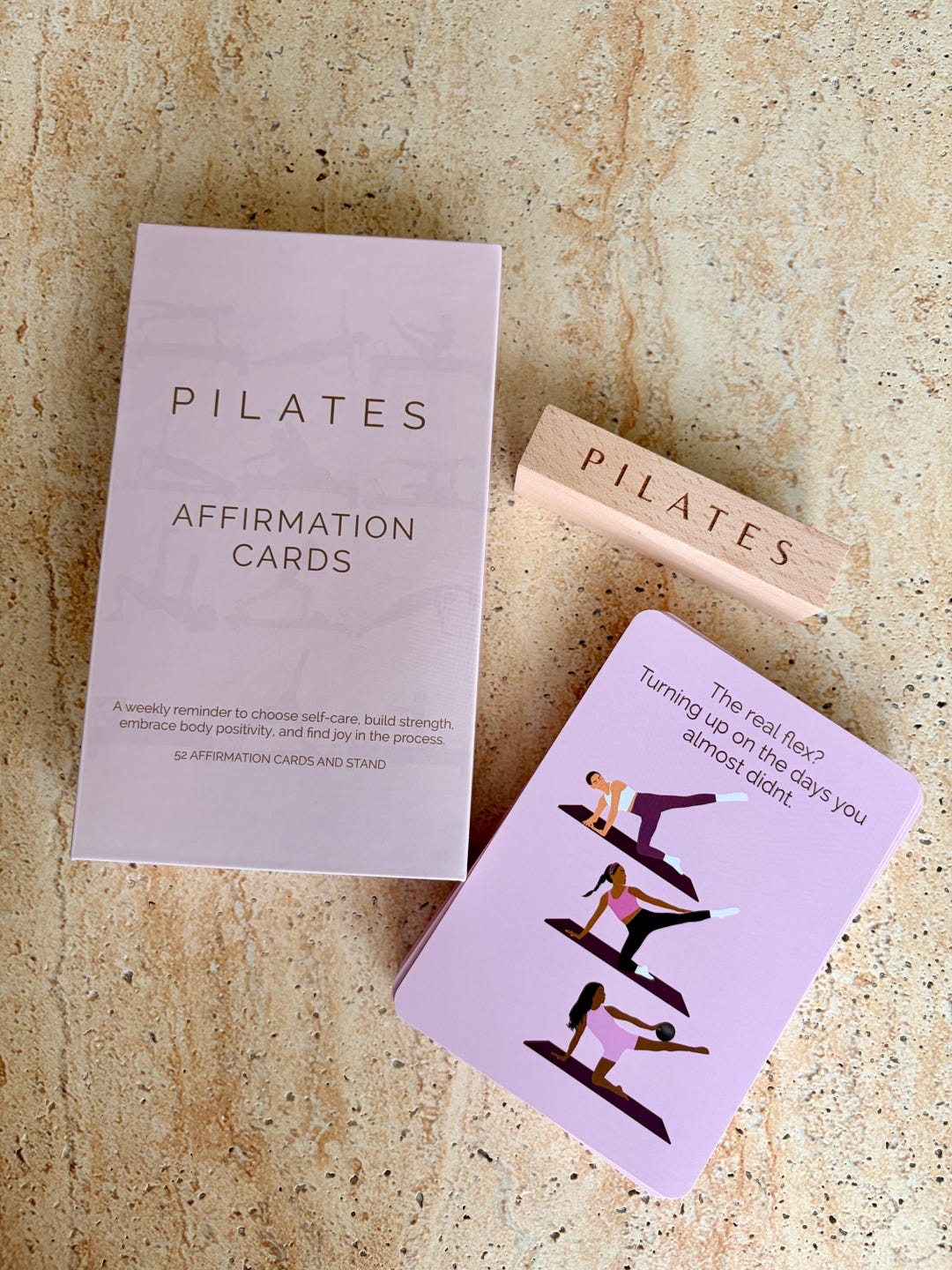 Pilates Affirmation Cards, Unique Affirmations, Pilates Lovers, Pilates ...