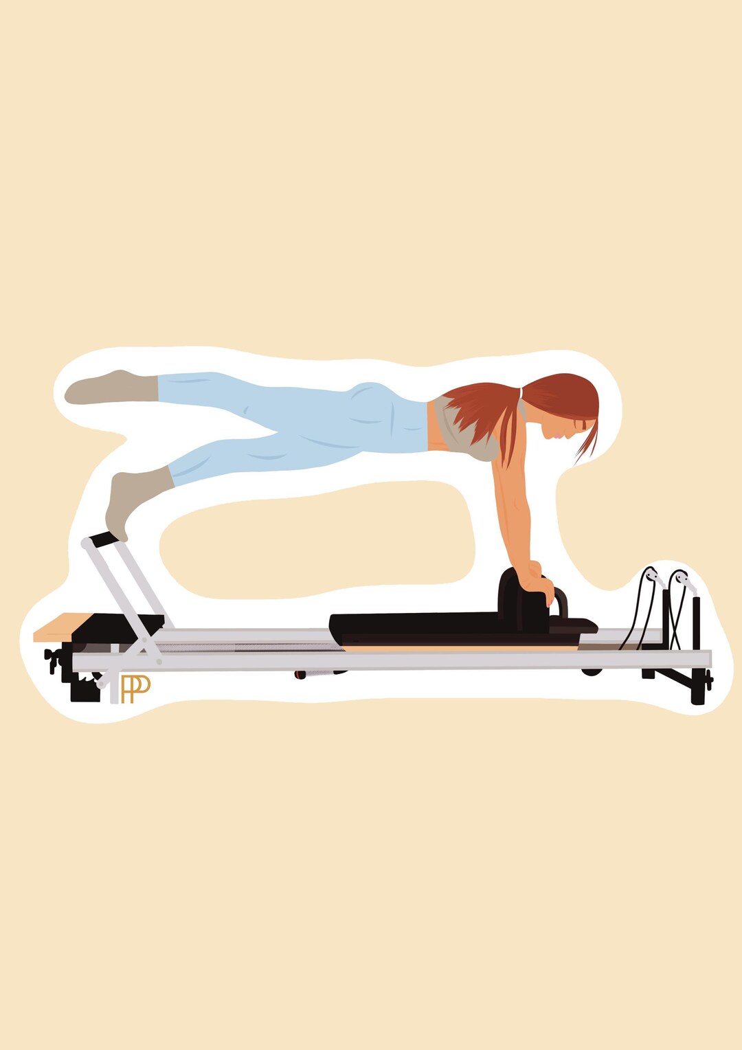 Pilates Sticker, Pilates, Sticker, Yoga, Barre, Pilates, Pilates Lover ...