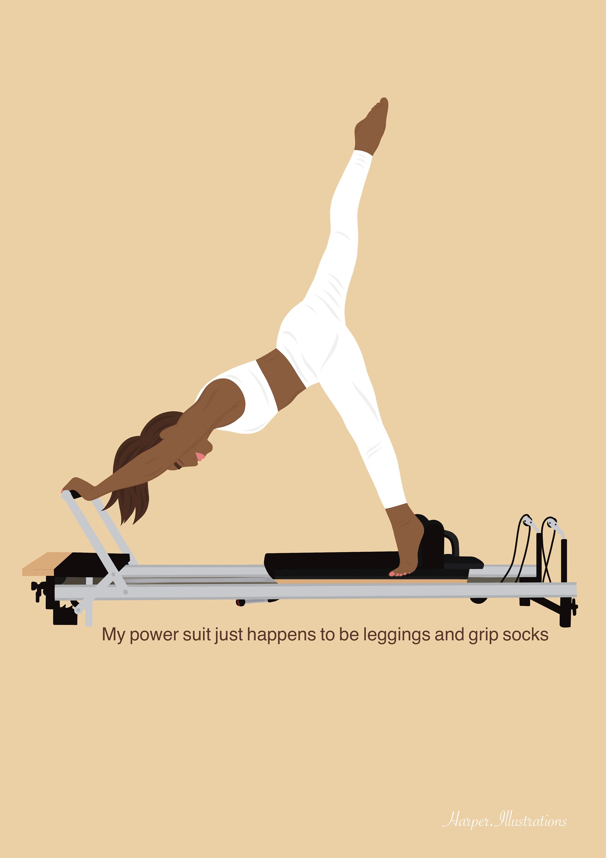 Pilates Power Suit, Pilates Humour, Reformer Pose, Pilates Present ...