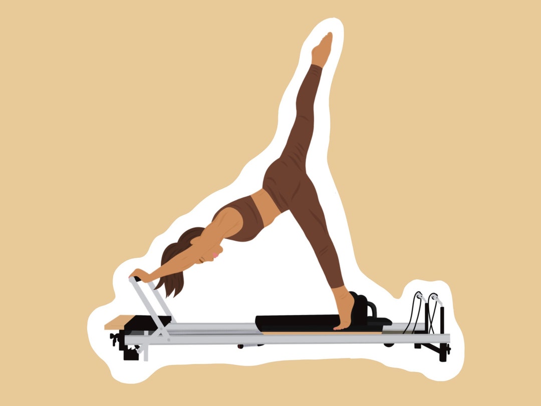 Pilates Sticker, Pilates, Sticker, Reformer Pilates, Pilates Lover ...