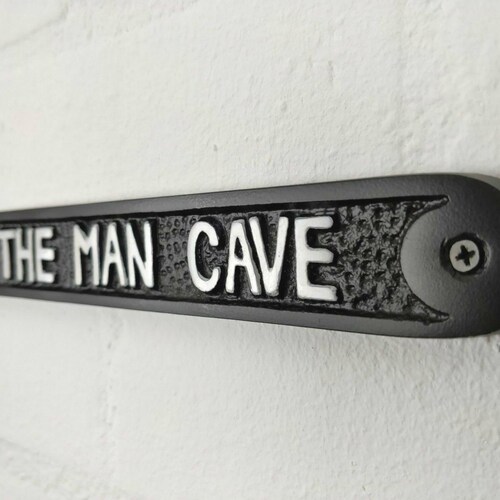 Bronze Man Cave Sign Shed Garage Dad Father's Day Gift - Etsy