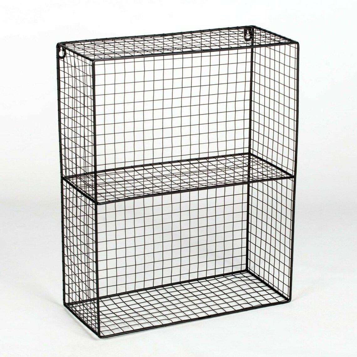 Industrial Metal Wire 2 3 Tier Black Shelf Rack Vintage - Etsy