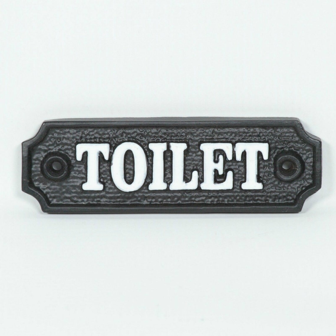 Vintage Victorian Style TOILET BATHROOM Door Sign Cast Iron | Etsy