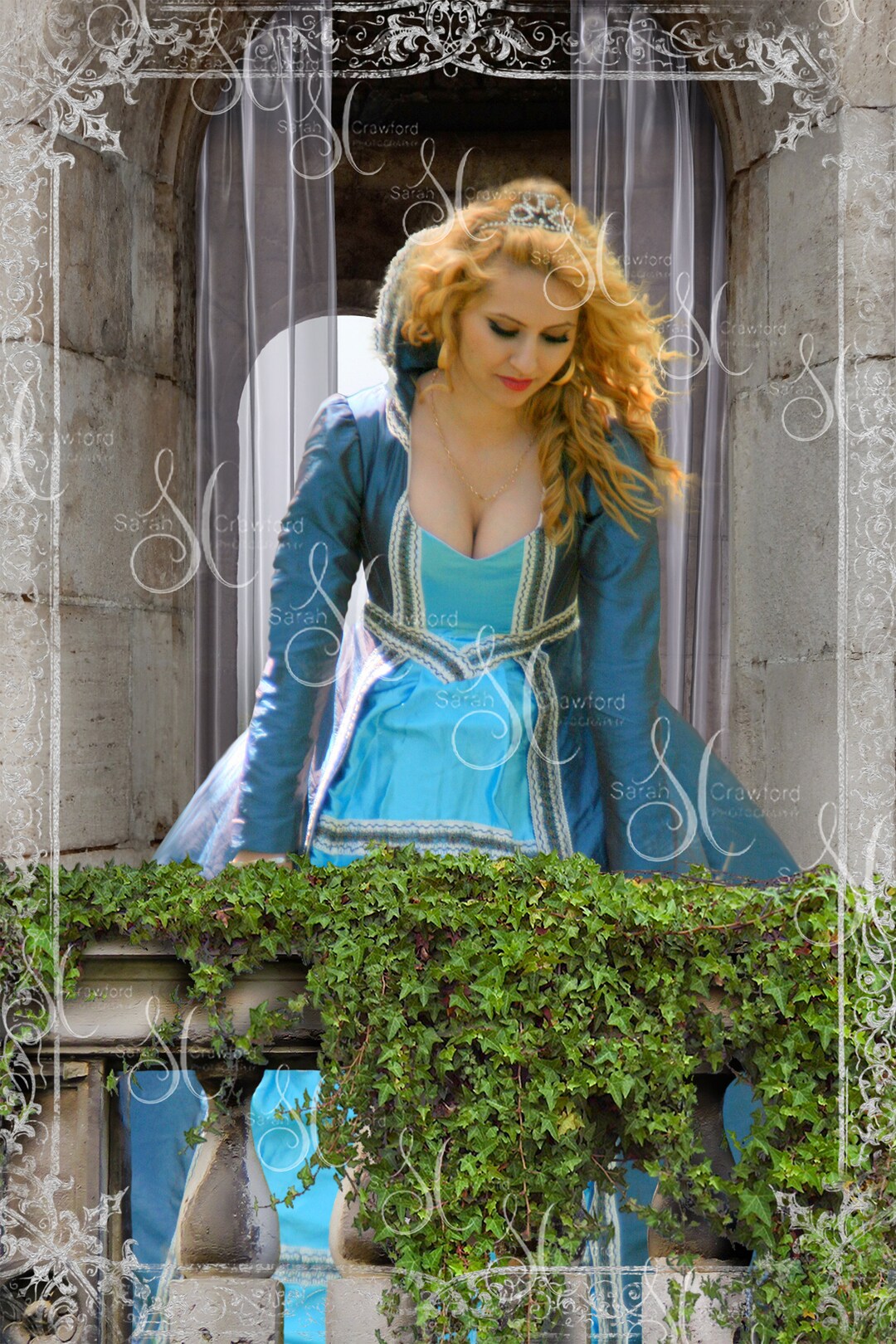 Castle Balcony, Juliet Balcony Background With Overlays for Easy ...