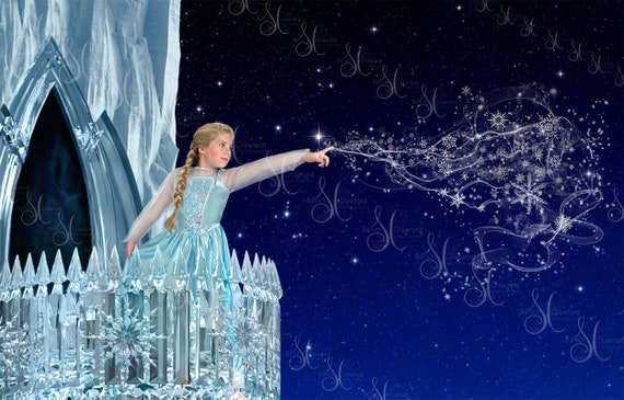 Ice Castle Balcony Background Composite With Balcony and - Etsy Denmark